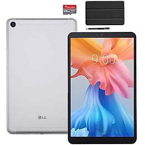 LG G PAD 5 10.1IN 32GB 4G LTE Unlock,Android 9.0,Qualcomm MSM8996 Snapdragon Processor, 4GB RAM, 32GB Storage+128GB SD Card, Bluetooth, Fingerprint Sensor with Accessories