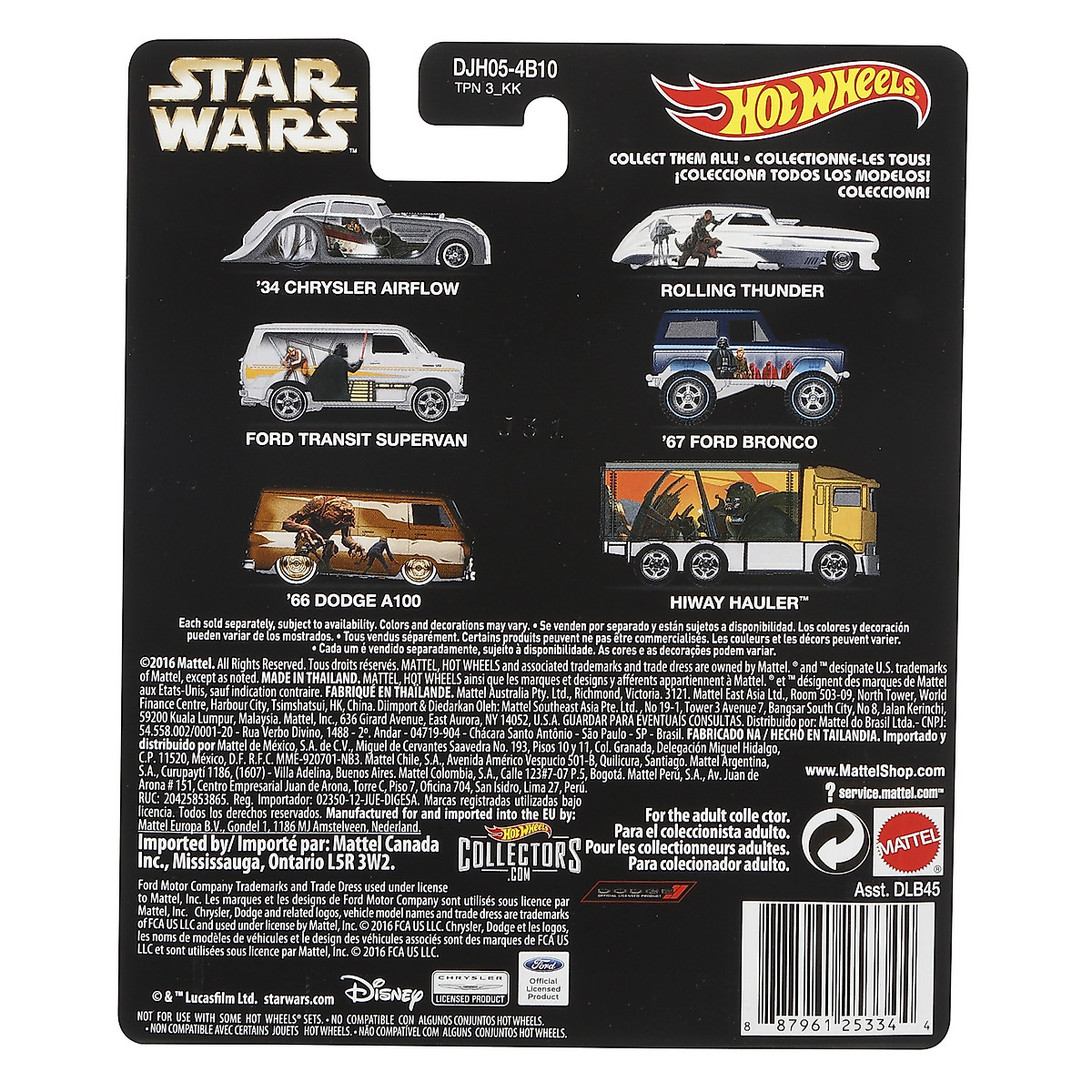 Hot Wheels Star Wars Rolling Thunder Vehicle