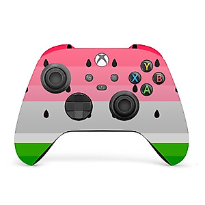 Head Case Designs Officially Licensed Haroulita Watermelon Art Mix Matte Vinyl Sticker Gaming Skin Case Cover Compatible with Xbox Series X Console and Controller Bundle