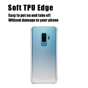 WOWTIFY Custom Phone Case for Samsung Galaxy S9 Plus,Personalized Multi-Picture Collage Photo Phone Cases,Customized Phone Cover for Birthday Xmas Valentines Friends Her and Him, Clear Soft Case