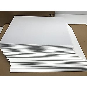 Yard Signs 20 Pack, Blank Signs, Flute 18 Corrugated Signs Board, Great for Advertising Any Events, Open House, Yard Sales, Direction Signs 24x18 inches