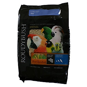 RoudyBush Low Fat Bird Food, Medium, 25-Pound