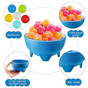Set of 24 Salsa Bowls for Party Multi Color Plastic Salsa Guacamole Bowls 13.5 oz Mexican Dip Bowls Salsa Serving for Dipping Sauces Guacamole Nuts Candy Taco Party Bar, Dishwasher Safe