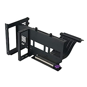 Toptekits Cooler Master Universal Vertical Graphics Card Holder KIT VER.2 with 165mm/6.5in Riser Cable, for Full Tower/Standard ATX Chassis with at Least 7 Available PCI Slots