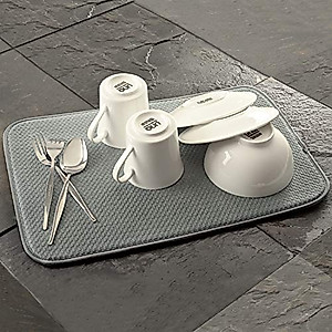 Norpro - 329 Norpro dish drying mat, 18" x 12", gray
