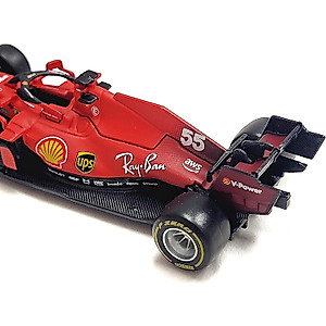 Bburago B18-36829S 1:43 F1 2021 Ferrari SF21 SAINZ, Assorted Designs and Colours