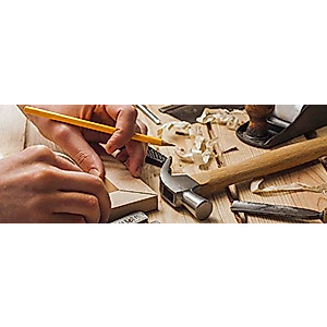 Wolfcraft 2960405 1/4 in (6 mm) x 1 1/8 in (29 mm) Fluted Beechwood Dowel Pin, 36-Pack