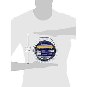 Husqvarna string trimmer line .095-Inch 140ft spool Titanium Force High efficiency Long life Faster acceleration