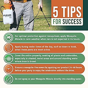 PetraMax Mosquito Miracle - Mosquito Spray for Yard, Mosquito Killer - Mosquito Fogger Liquid, Pet and Kid Safe Mosquito Yard Spray, Tested Formula - Mosquito Fogger Outdoor Spray, 32Oz