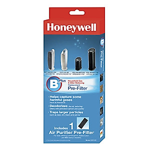 Honeywell HRF-B1 Air Purifier Filter, 1-Pack – Airborne Allergen Air Filter Targets Dust, Wildfire/Smoke, Odors and VOCs