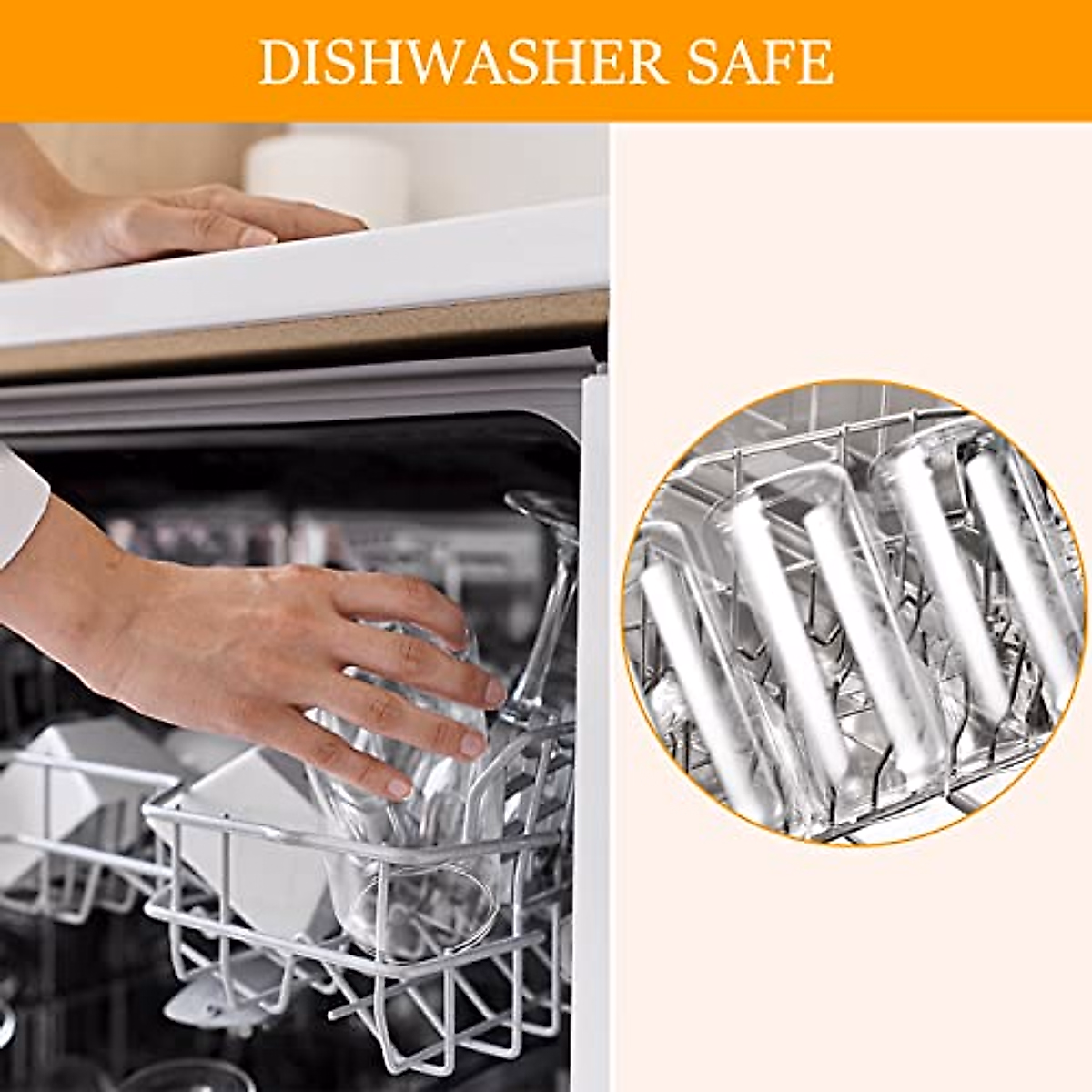 Verdenu 6 Pcs Glass Cups Set, 16oz Drinking Glasses with Lids and Glass Straws, Can shaped Iced Coffee Cup, Clear Beer Can Glass, Cute Tumbler Cup, Ideal for Gift, Homemade DIY Drink