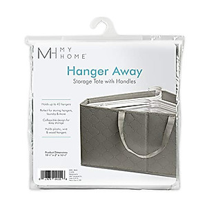 IdeaWorks Home Away-Organize and Store Perfect for Hangers, Laundry, and More, JB8654