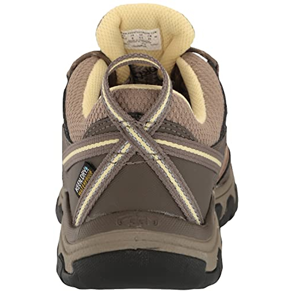 KEEN Women's Ridge Flex Low Height Waterproof Hiking Boots, Safari/Custard, 8