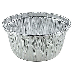 Handi-Foil 4 oz. Aluminum Foil Utility/Muffin/Cupcake Ramekin Cup - Heavy Duty (Pack of 50)