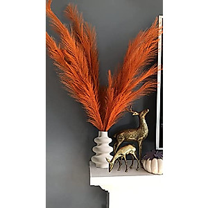 Steviieden Ceramic Vases Set 2, Modern Home Decor,Off White Round Vases,Modern Dried Flower Vases, Boho Home Decor for Centerpieces Wedding Dinner Table Party Living Room Office Bedroom