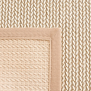 SAFAVIEH Natural Fiber Collection Area Rug - 8' x 10', Beige, Sisal Design, Easy Care, Ideal for High Traffic Areas in Living Room, Bedroom (NF475B)