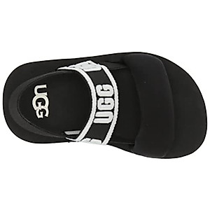 UGG Kids K Zuma Sling Sandal, Black, 7 US Unisex Toddler