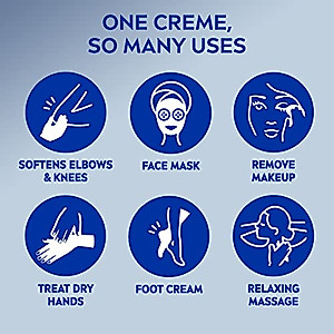 NIVEA Creme Body, Face and Hand Moisturizing Cream, 13.5 Oz Tin