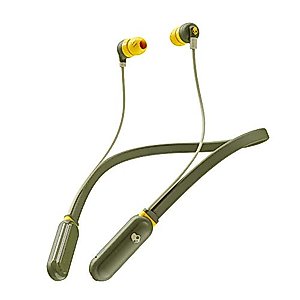 Skullcandy Ink'd Plus Wireless In-Ear Earbud - Olive (Renewed)