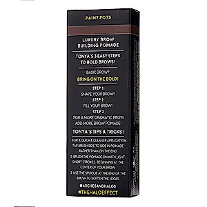 Arches & Halos Luxury Brow Building Pomade in Dark Brown, 0.1 Ounce