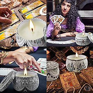 Scented Candles Gifts for Women, 6 Pcs 34 Oz Tarot Candle Set, Unique Witchy Gift, Thank You Gift for Bath, Yoga, Stress Relief Gift Basket for Women, Perfect for Valentines Day, Friend Birthday Gifts