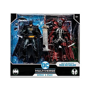 McFarlane Toys - DC Multiverse Batman & Spawn (Based on Comics by Todd McFarlane) 7in Action Figure 2pk
