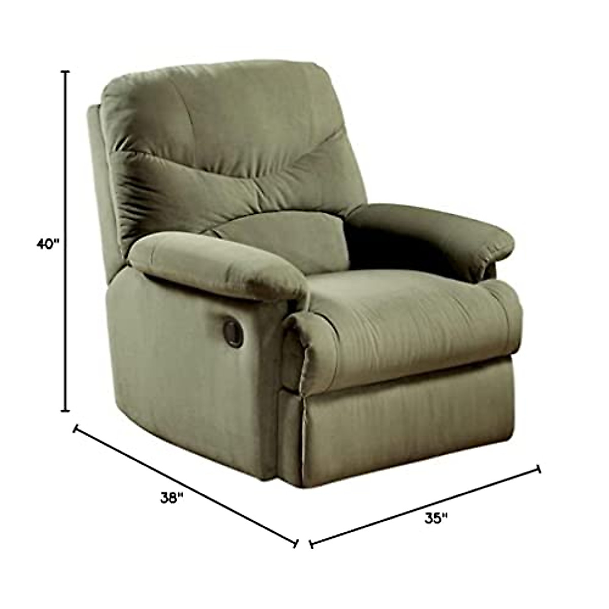 ACME Furniture Arcadia Sage Microfiber Recliner