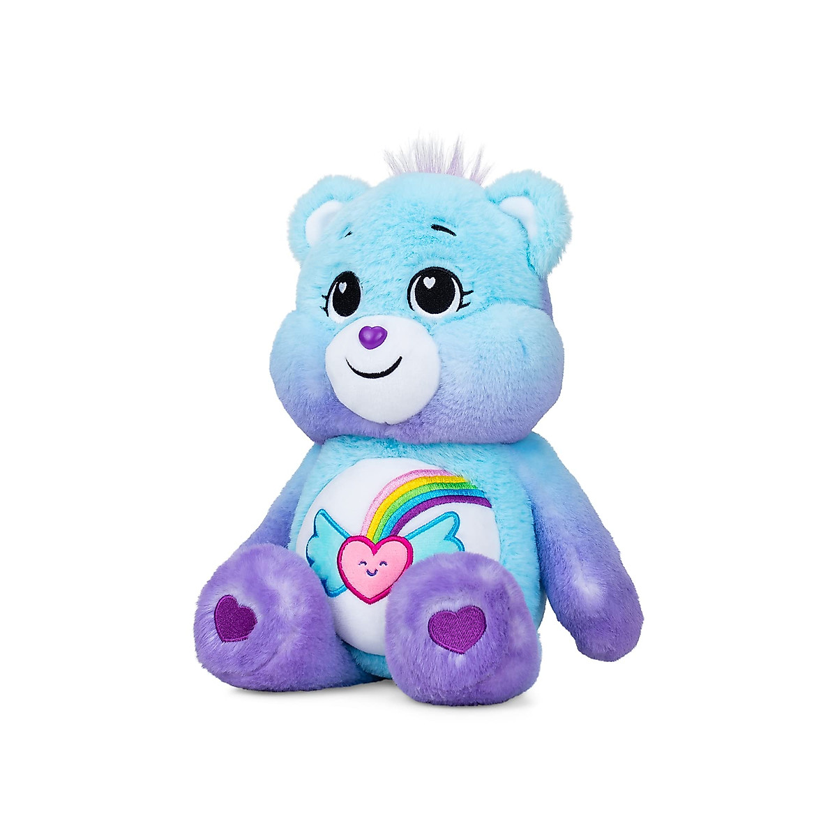 Care Bears 14" Medium Plush - Dream Bright Bear - Light Blue Plushie for Ages 4+ – Stuffed Animal, Soft and Cuddly – Good for Girls and Boys, Employees, Collectors, Great Valentines Day Gift for Kids
