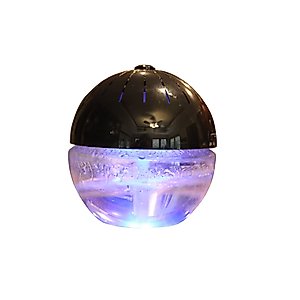 EcoGecko Earth Globe Air Revitalizer, Air Freshener, Room Aromatizer, Aroma and Essential Oil Diffuser with 10ML Lavender Oil (Black)