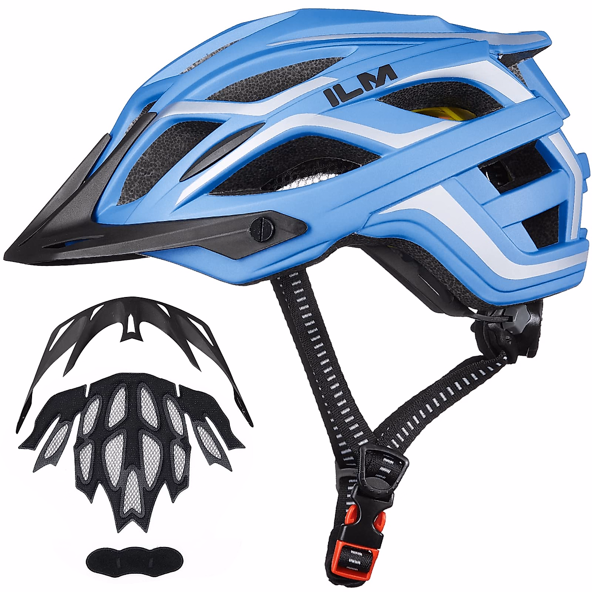 ILM MIPS Bike Helmet Adult Cycling Mountain Road Riding Helmet for Men Women Lightweight and Adjustable B3-23A