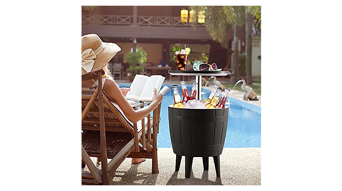 Adjustable YITAHOME Cooler Table for Outdoor Fun