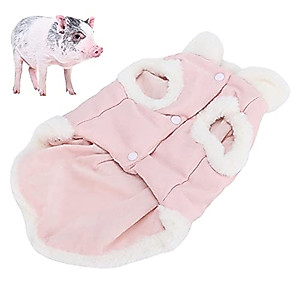 Shanrya Pet Clothes, Easy Put on and Take Off D‑ Buckle Pet Sweater Coat for Indoor for Sleeping Time for Outdoor for Winter and Autumn(L)