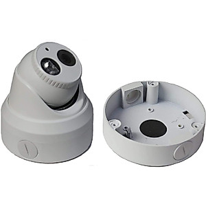 KENUCO Junction Box/Mounting Base Hik-compatible Turret Camera DS-2CD23x2 (10 Pack, White)