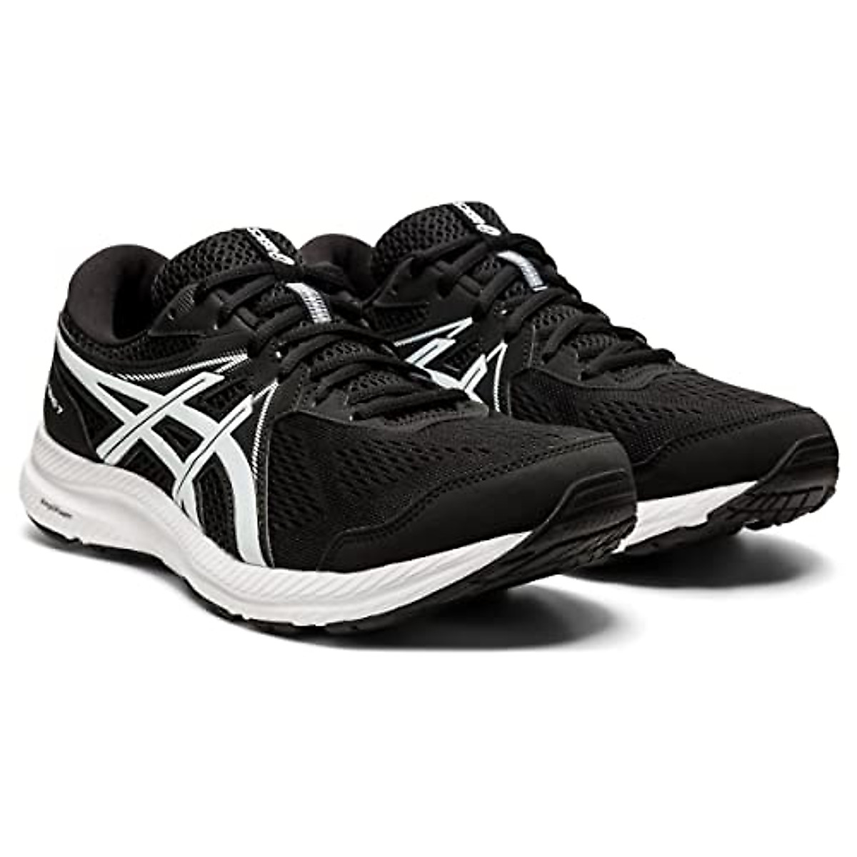 ASICS Men's Gel-Contend 7 Black/White Running Shoe 11 M US