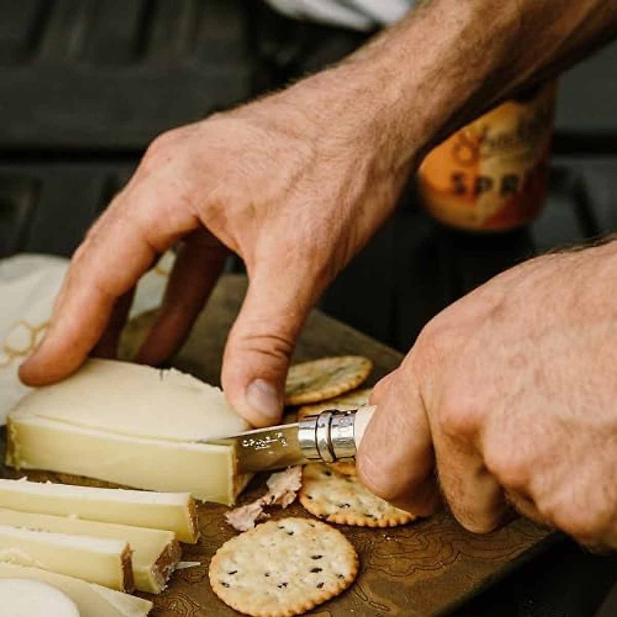 Opinel No.06 Stainless Steel Folding Knife with Beechwood Handle