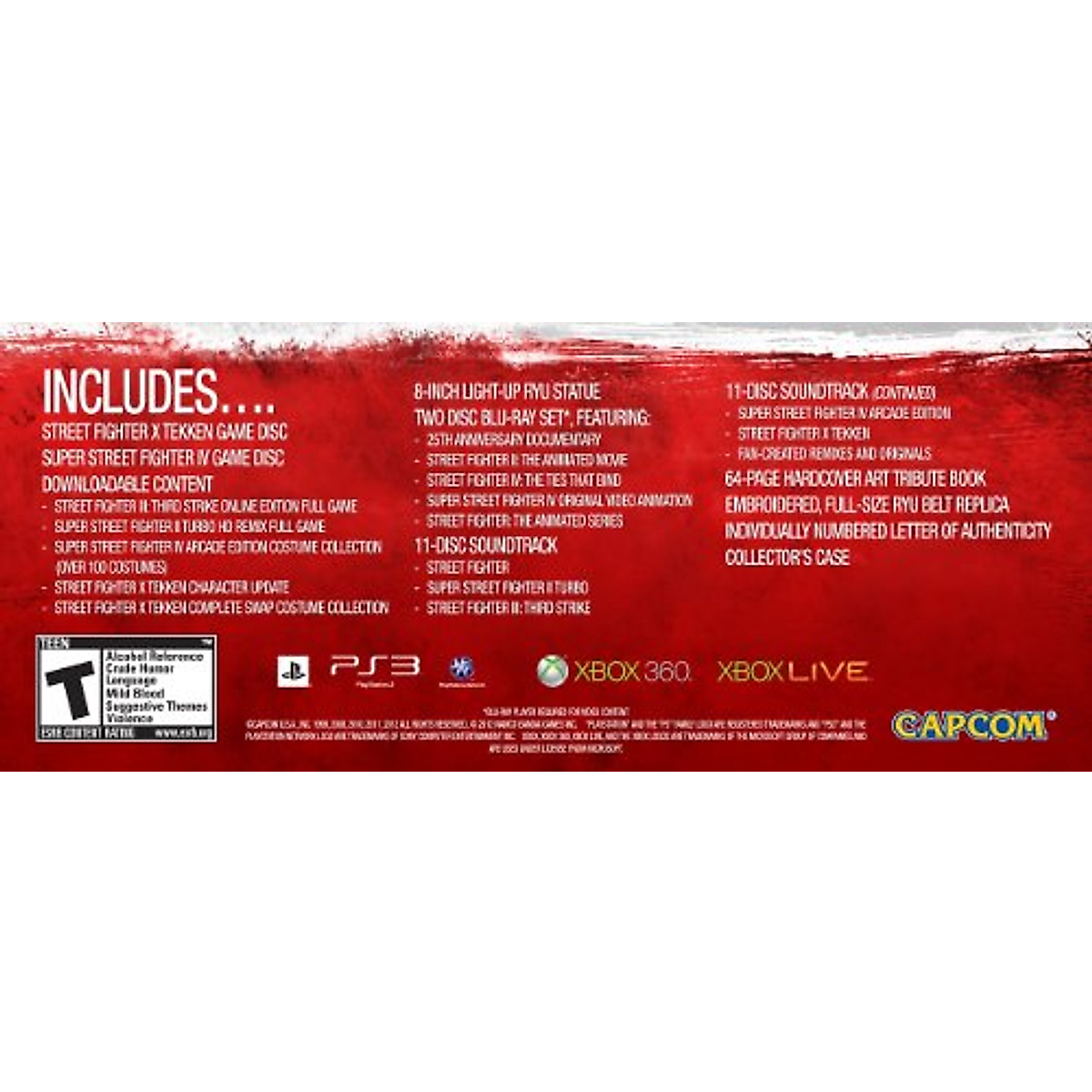 Street Fighter 25th Anniversary Collector's Set - Xbox 360