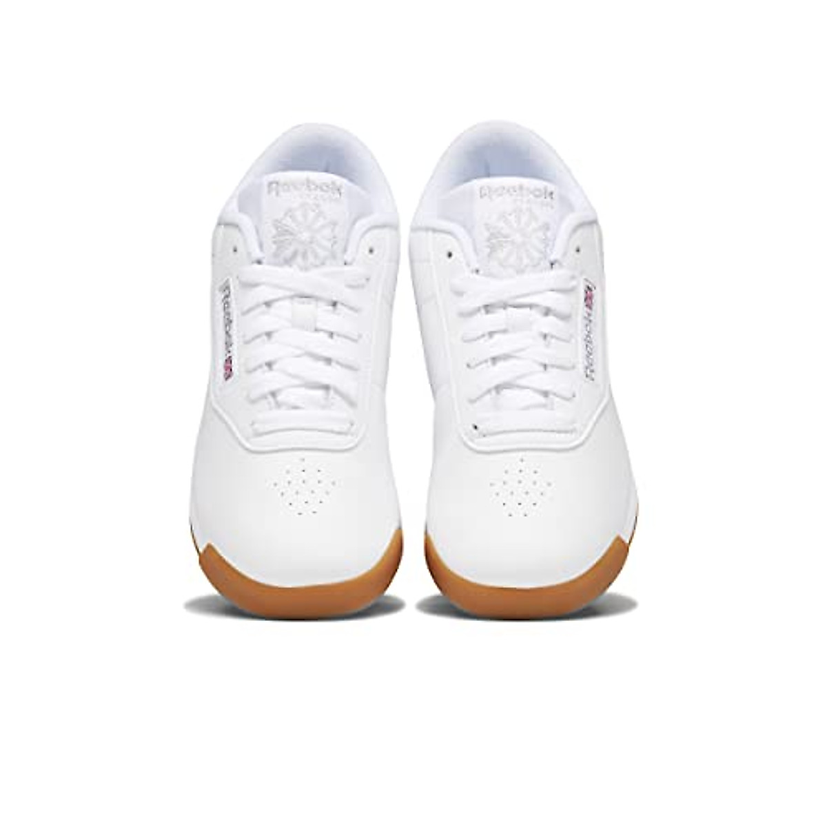 Reebok Women's Princess Wide Fashion Shoes,White/Gum, 8