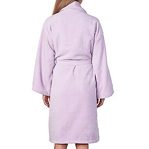 Alpine Swiss Blair Womens Cotton Terry Cloth Bathrobe Shawl Collar Velour Spa Robe LIL LXL