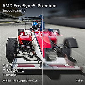 AOPEN by Acer 34HC5CUR Pbmiiphx 34" 1500R Curved Zero-Frame UWQHD (3440 x 1440) VA Gaming Monitor AMD FreeSync Premium Technology Up to 144Hz 1ms 21:9 2 x HDMI 2.0 Ports & 1 x Display Port 1.4, Black