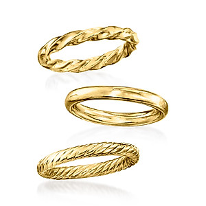 Ross-Simons Jewelry Set: 3 Polished Rings