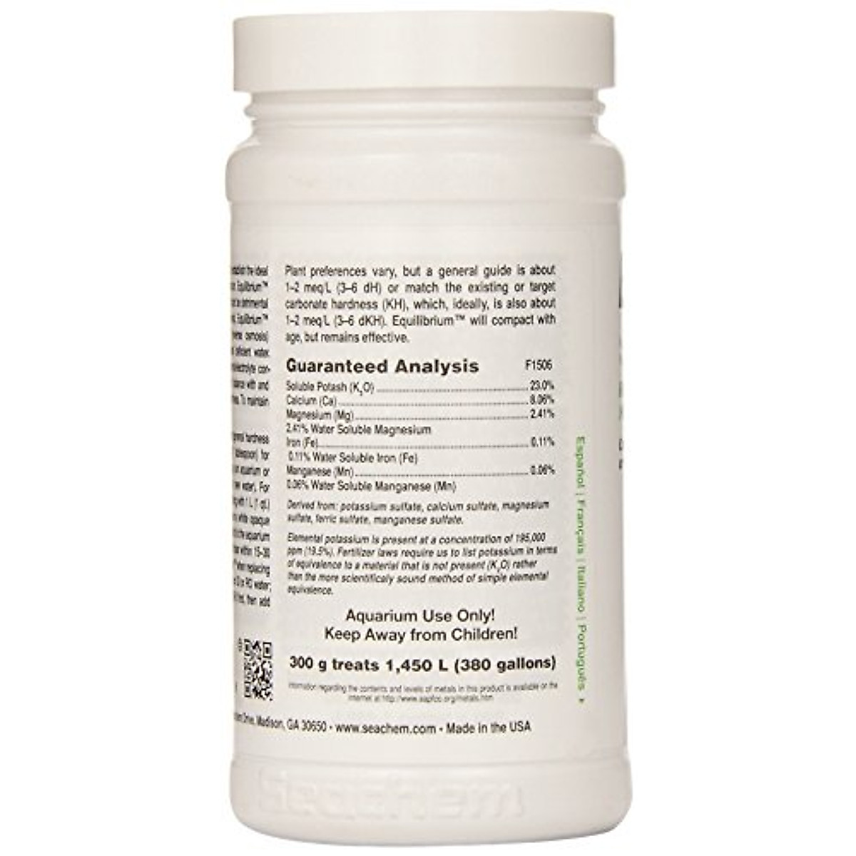 Seachem Equilibrium 300gram