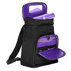 Caboodles Active by Simone Biles MVP Beauty Pack, Gym Bag with Padded Computer Compartment, Black, (Model: CAB60000A)