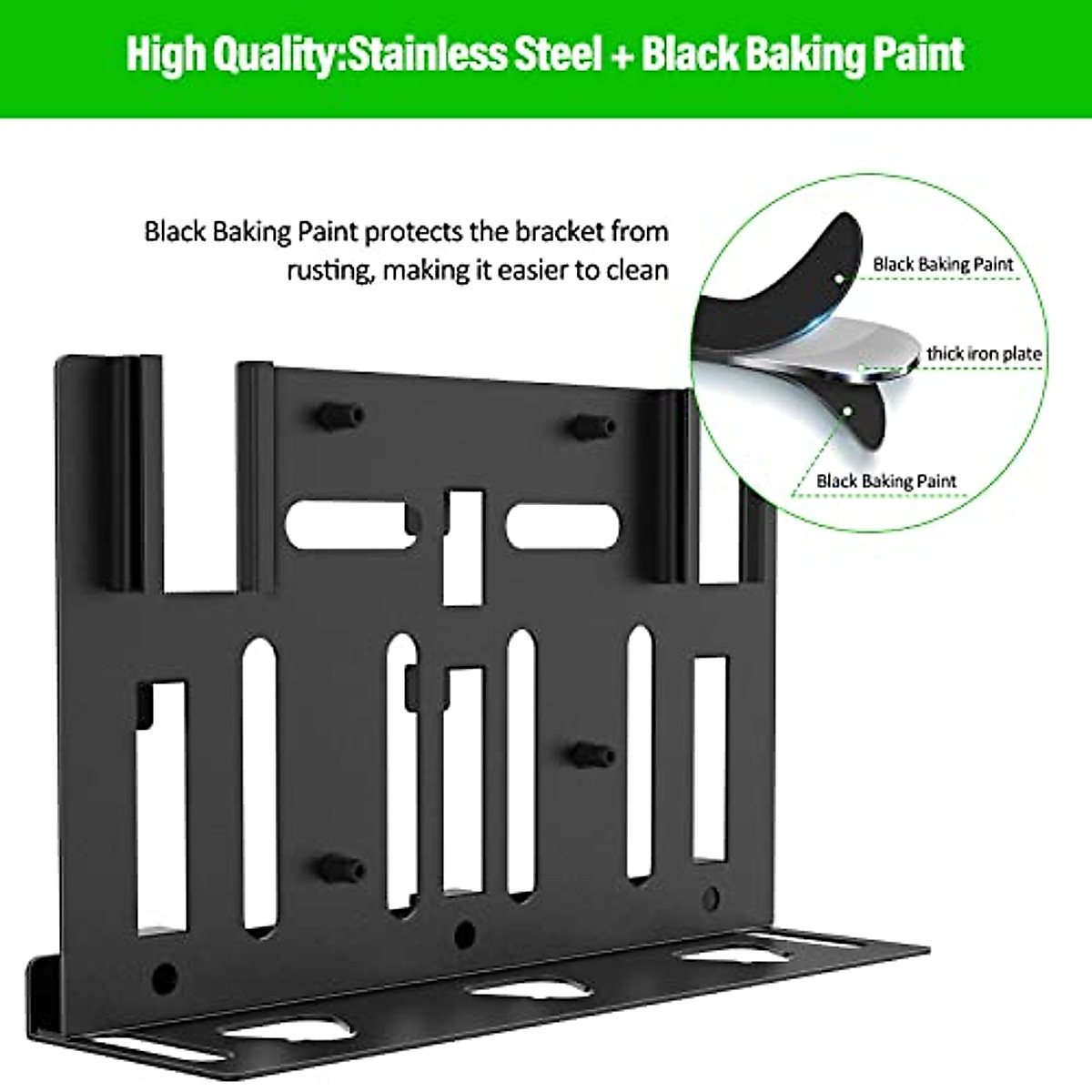 Riuog Wall Mount Bracket for Milwaukee M12 M18 Battery and Charger,Battery Storage for 12V18V, Metal 5 Battery Holder and Charger Holder for Tool Room and Garage (1size) (5 Battery Holes)