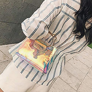 Flap Cat Handbag Chain Shoulder Women Bag Bag Lnclined Mini Shoulder Bag Clear Shoulder Bag