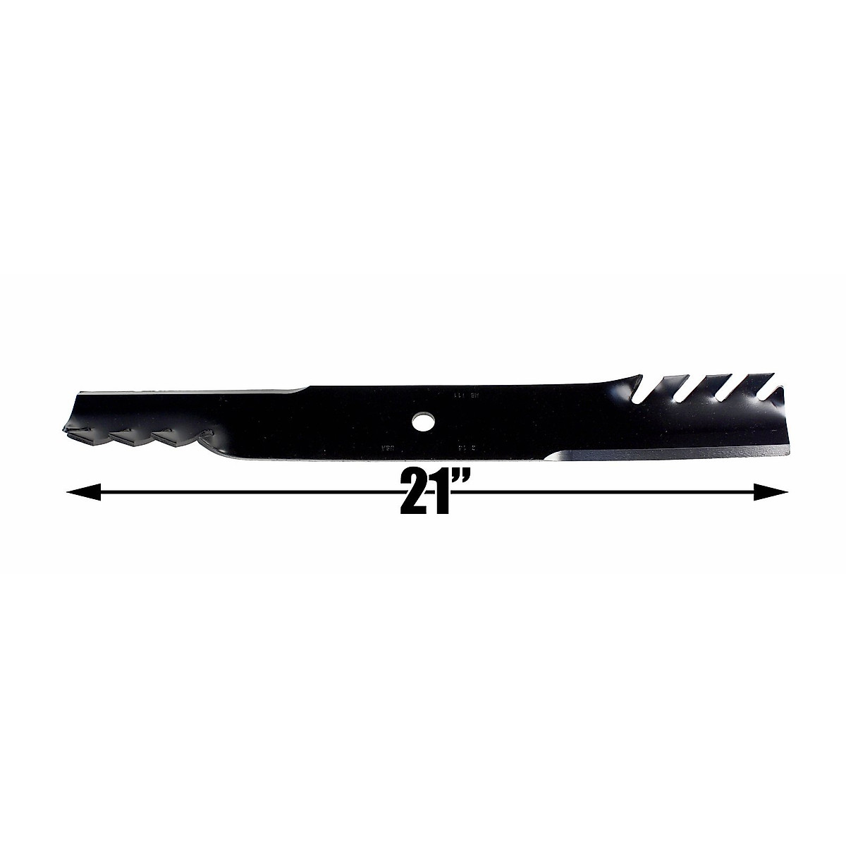 USA Mower Blades (3 MB111BP for Scag A48111, A48304, 481708, 482879 Length 21 in. Width 2-1/2 in. Thickness .204 in. Center Hole 5/8 in. 60" 61" Deck