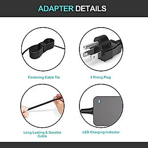 65W AC Charger Fit for Dell Vostro 13 5310 Inspiron 7415 2-in-1 5310 13 Laptop Power Supply Adapter Cord