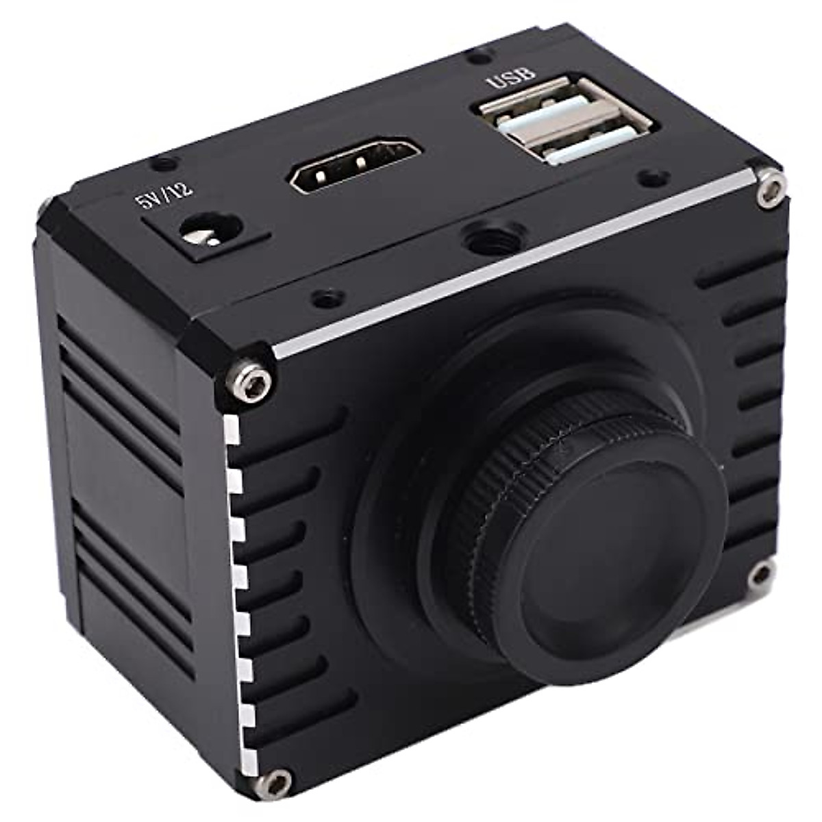 Industrial Microscope Camera, Aluminum Alloy Image Comparison Industry Camera HD Real Time Output for Research