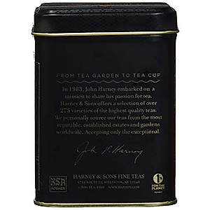 Decaffeinated Earl Grey, Loose tea in 4 Ounce tin