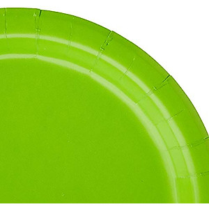 Creative Converting 24 Count Touch of Color Paper Dessert Plates, Fresh Lime