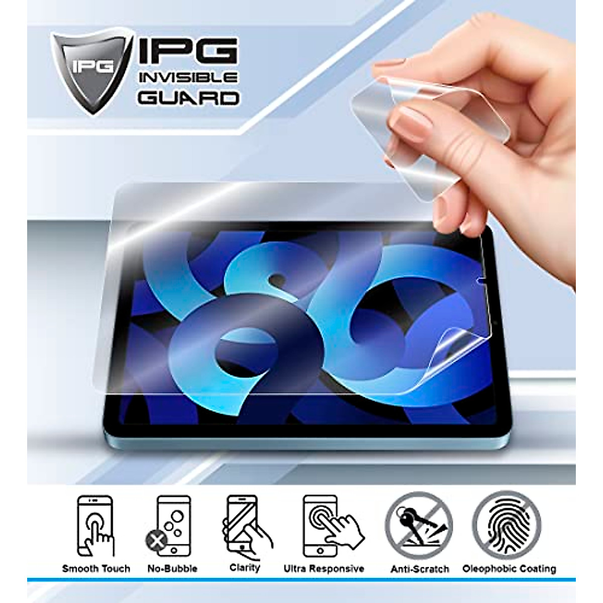 IPG For Anbernic - Daxceirry RG552 Handheld Game Console 5.36 inches Display Screen Protector Hydrogel Invisible Touch Screen Sensitive Ultra HD Clear Film Anti Scratch Skin Guard - Smooth/Self-Healing/Bubble -Free Screen for RG552